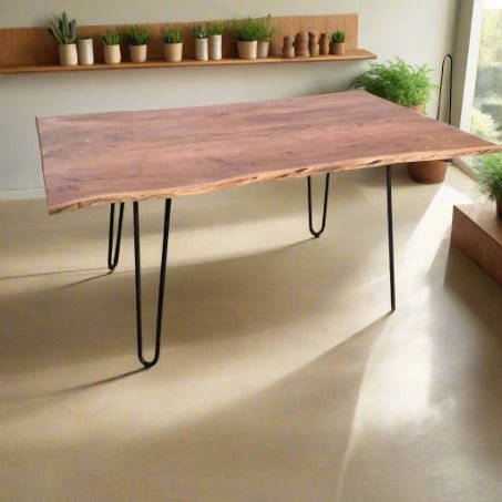 Solid wood Acacia and Rosewood dining tables | Rustic Furniture Outlet