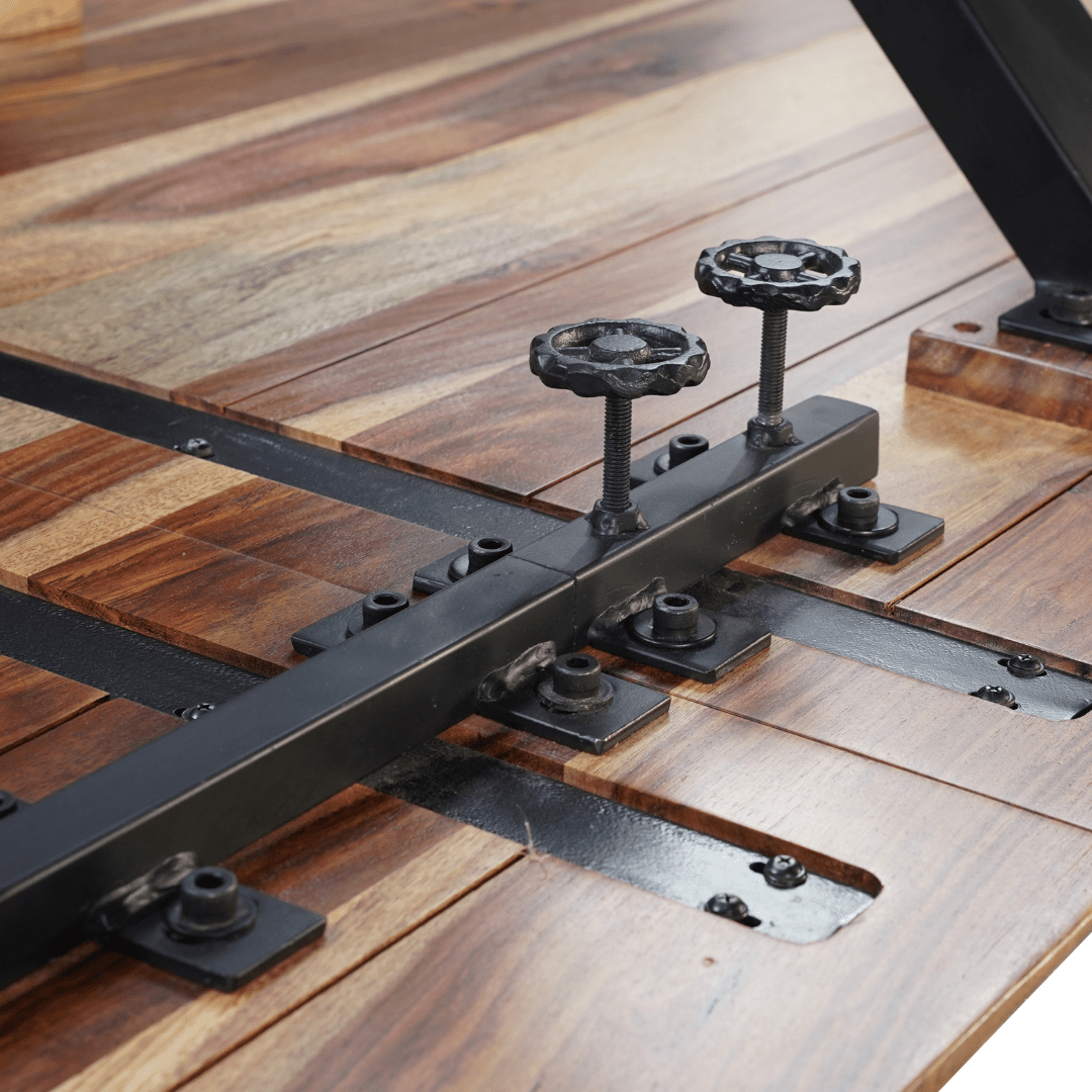 COLTON - Extendable Solid Rosewood Dining Table, 64 inch - 94 inch ...